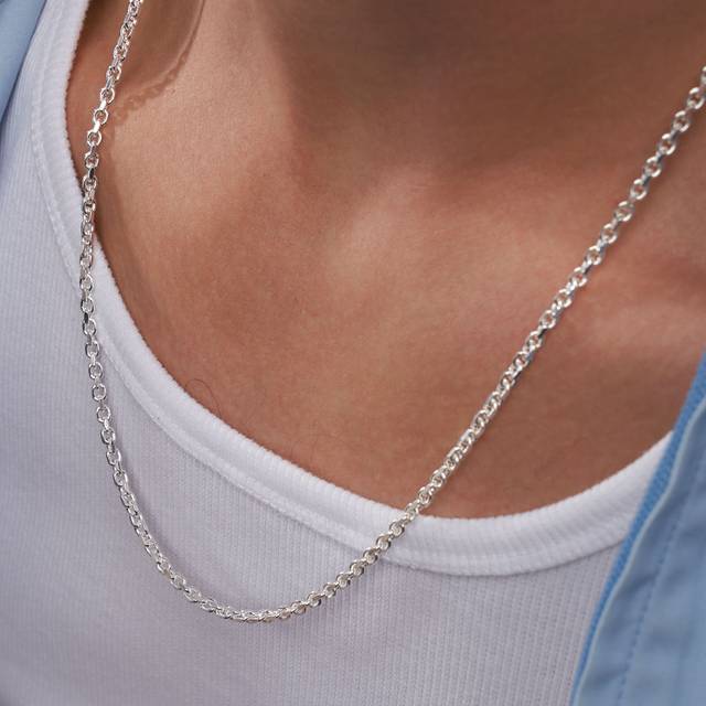 Cable Chain- 3 mm - Silver - SETT&Co