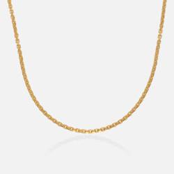 Personalized Cable Chain Necklace - 3 mm - Gold Plated - SETT&Co