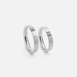 Initial Couples Ring Set - Silver - SETT&Co